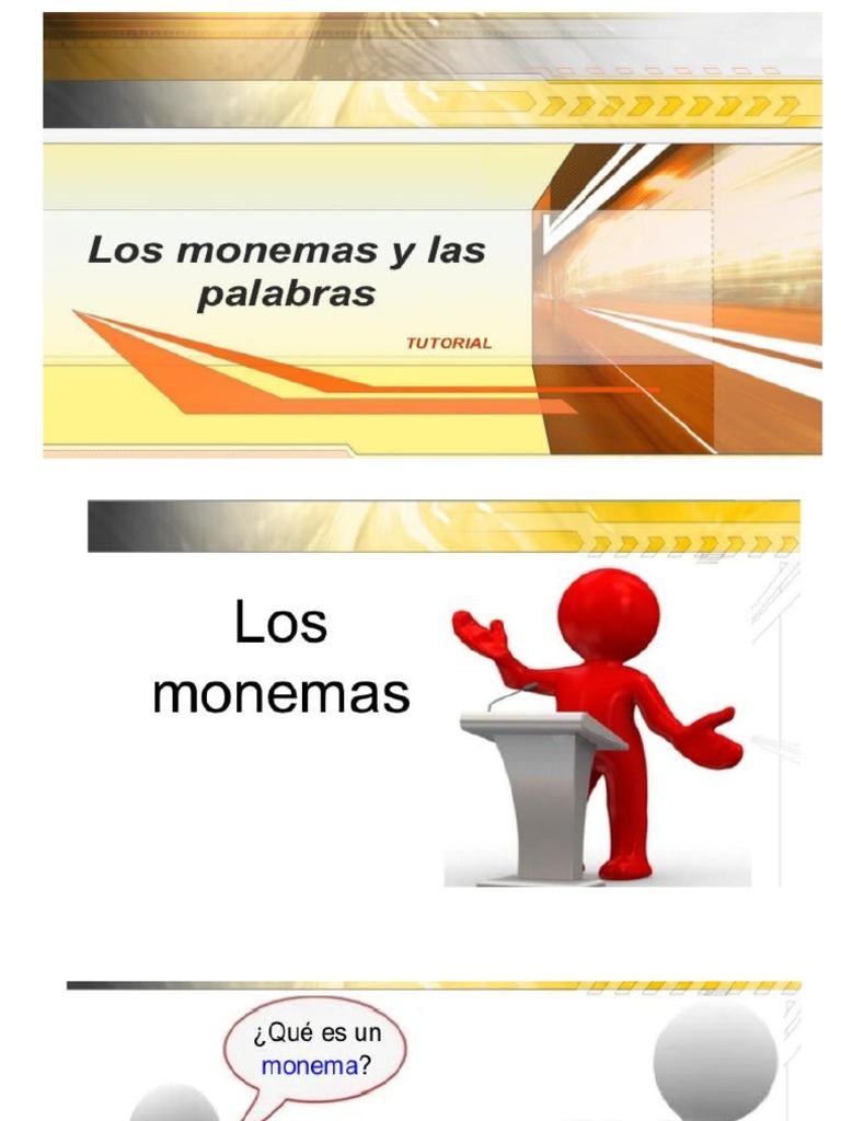 Morfemas y Lexemas en Español | PDF | Métodos y materiales de enseñanza