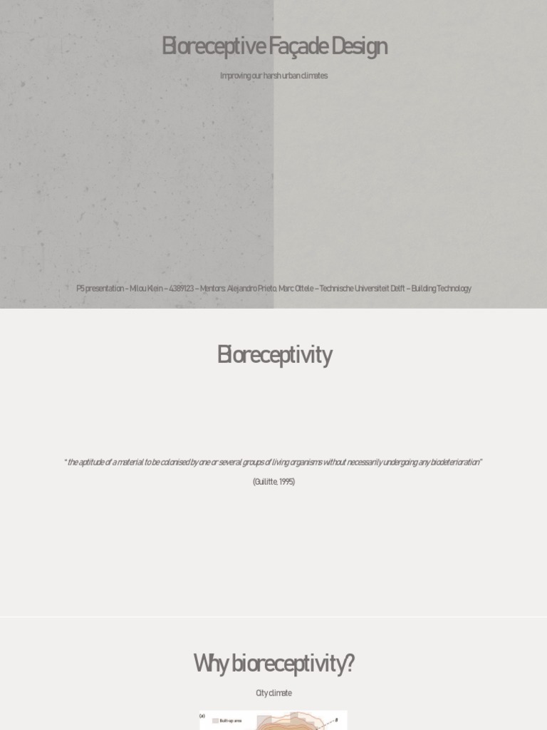 Bioreceptive Façade Design: Improving Our Harsh Urban Climates | PDF ...