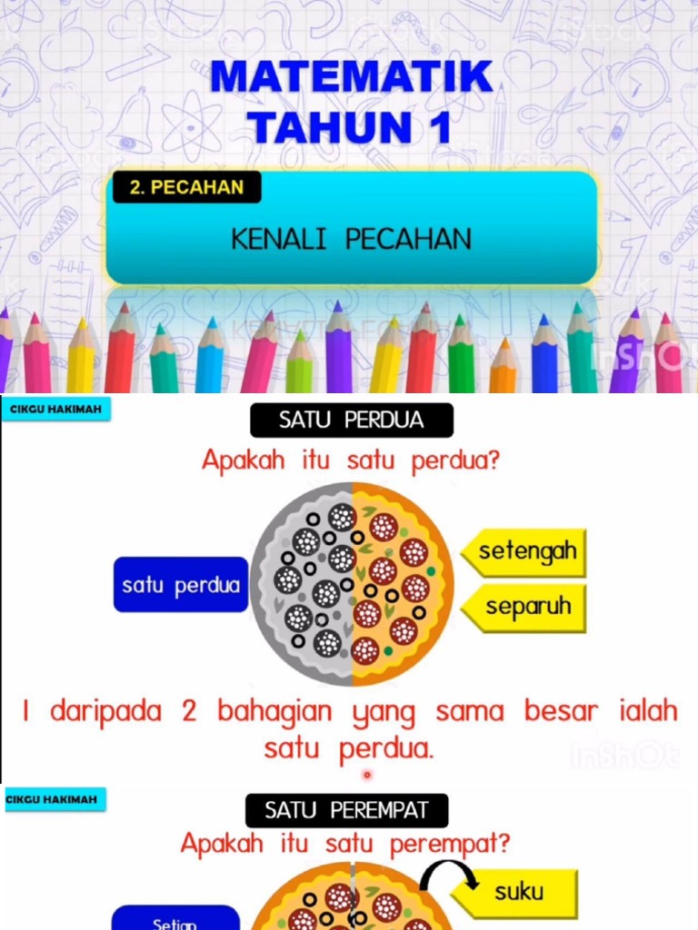 MT THN 1 Kenali Pecahan | PDF