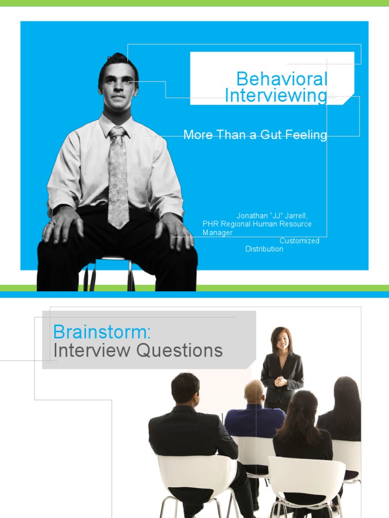 Behavioral Interviewing: More Than A Gut Feeling | PDF | Decision ...