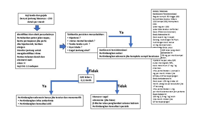 Alur Takiaritimia ACLS 2020 | PDF