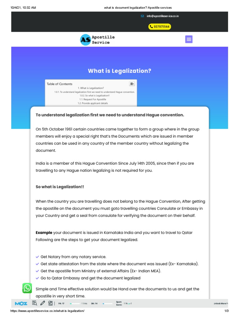 Understanding Document Legalization | PDF