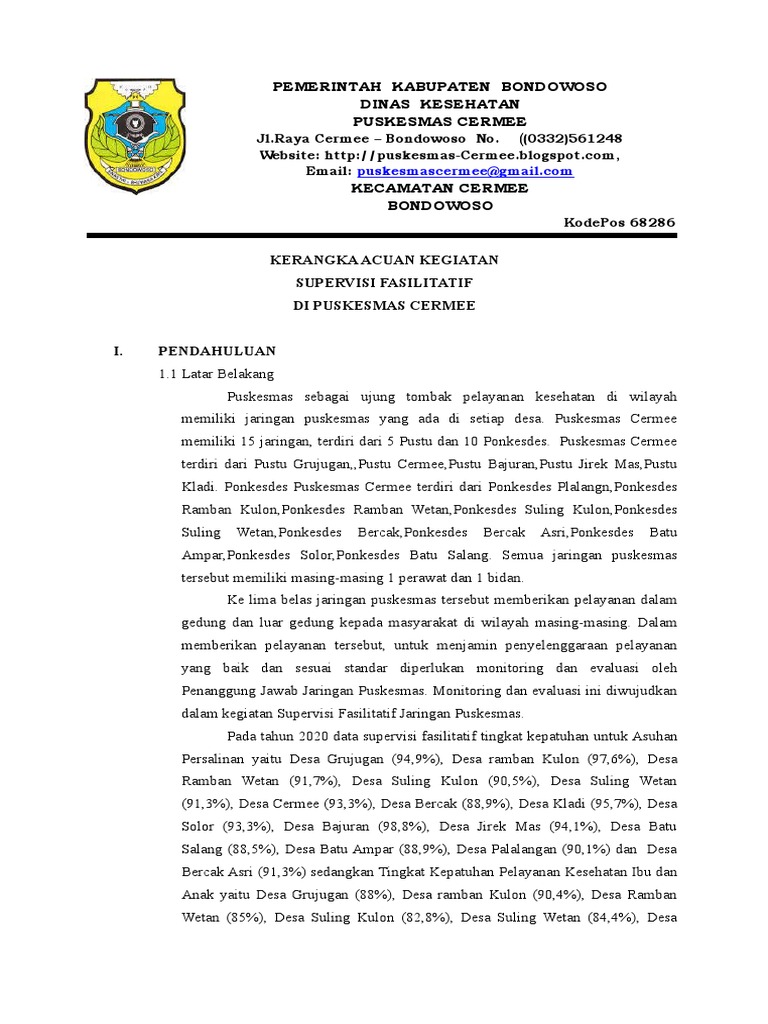 Supervisi Fasilitatif | PDF