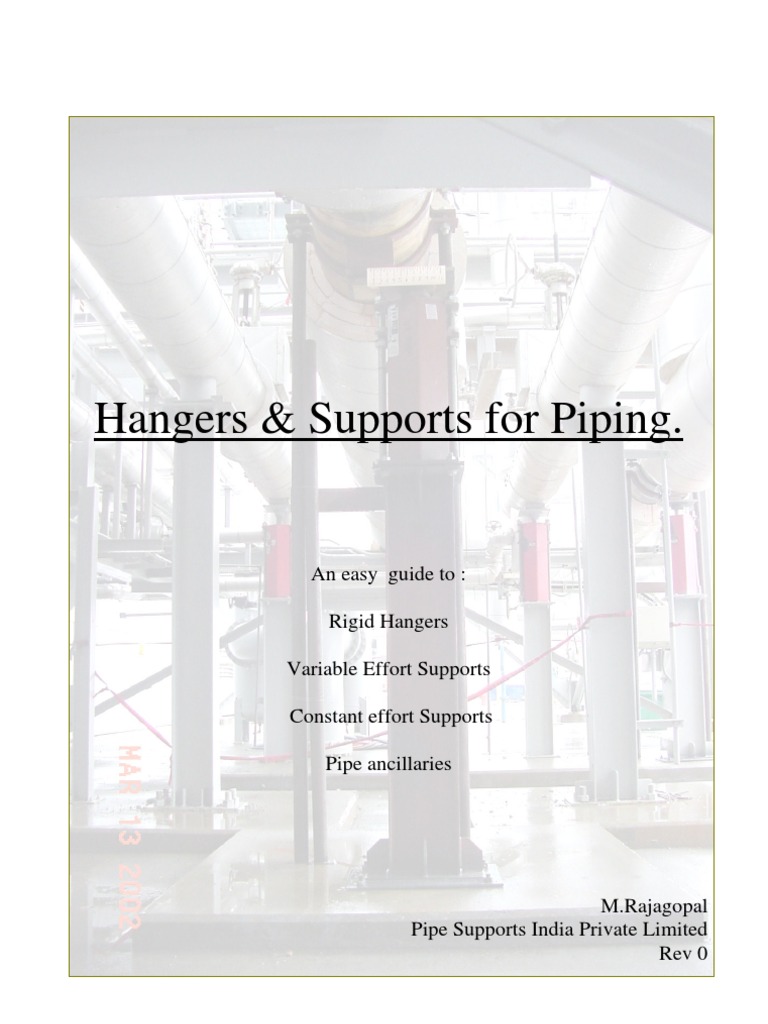 Pipe Support Manual | PDF | Pipe (Fluid Conveyance) | Fatigue (Material)