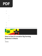 Free Pig Farming Business Plan PDF | PDF | Farms | Pig