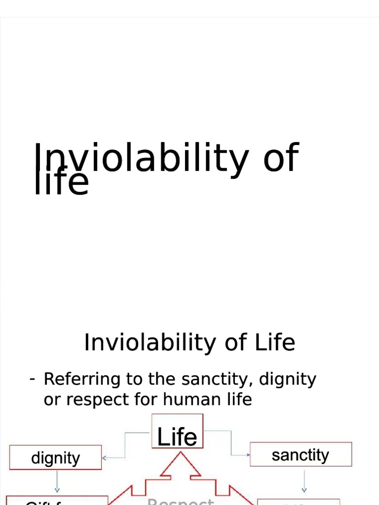 PDF Inviolability of Life DD | PDF | Philosophical Theories | Applied ...