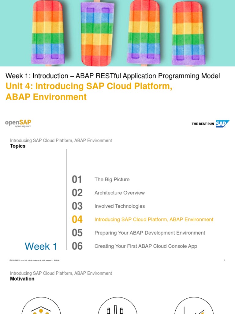 Unit 4: Introducing SAP Cloud Platform, ABAP Environment | PDF | Cloud ...