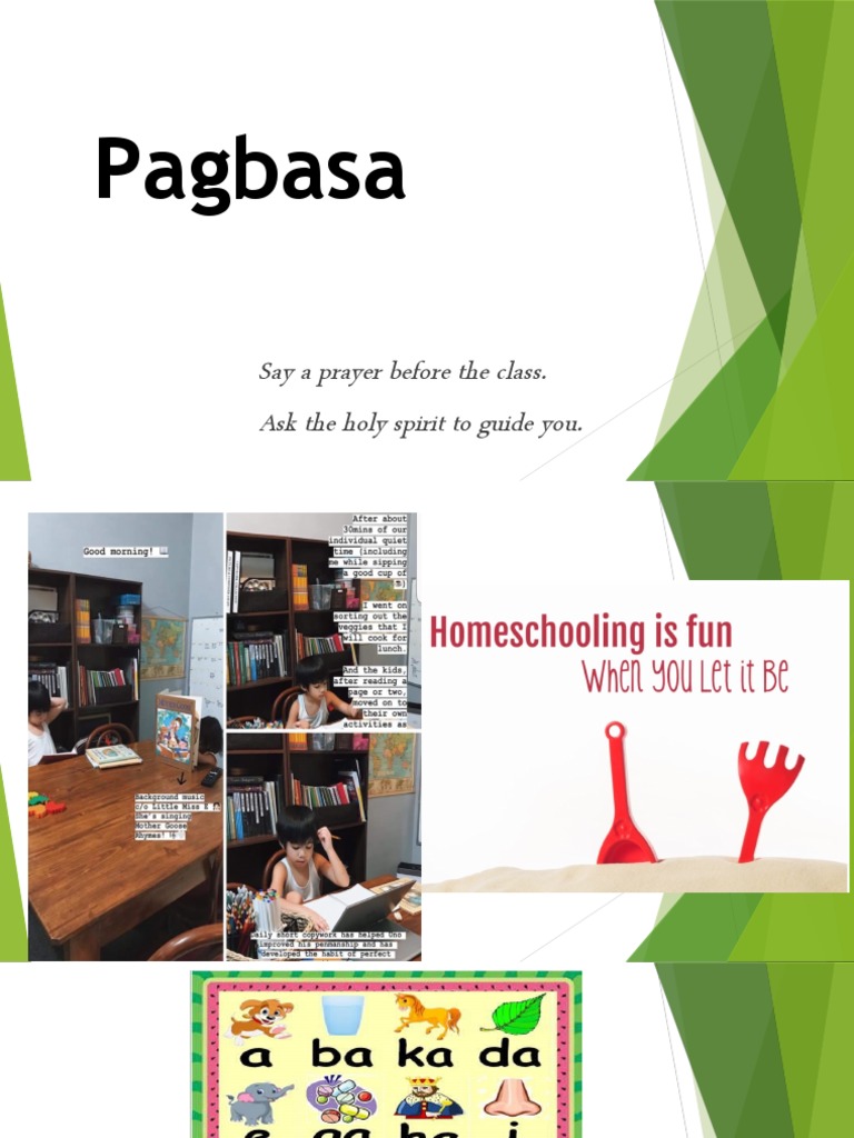 Pagbasa: Say A Prayer Before The Class. Ask The Holy Spirit To Guide ...