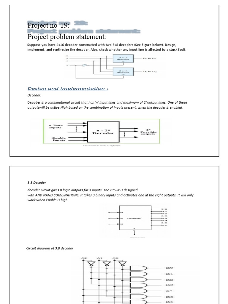 Project No 19: Project Problem Statement | PDF