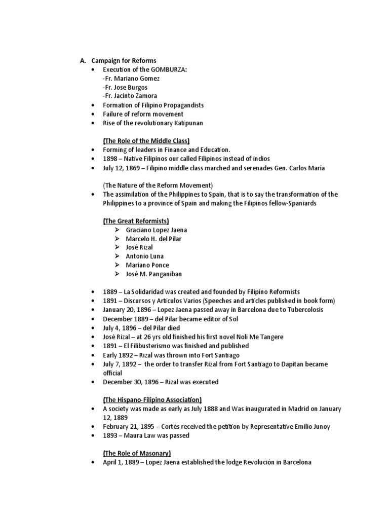 A. Campaign For Reforms | PDF | Philippines