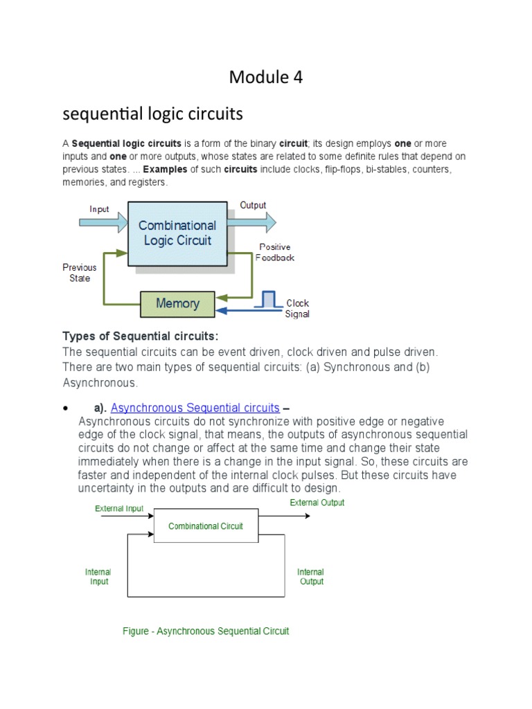 Sequential Logic Circuits | PDF | Digital Electronics | Computer Hardware