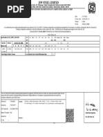 Sample MTC: Material Test Certificate | PDF | Screw | Manufactured Goods