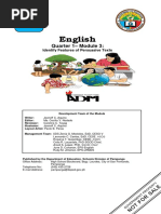 English 10 Quarter 4 Module 4 | PDF | Clause | Pronoun