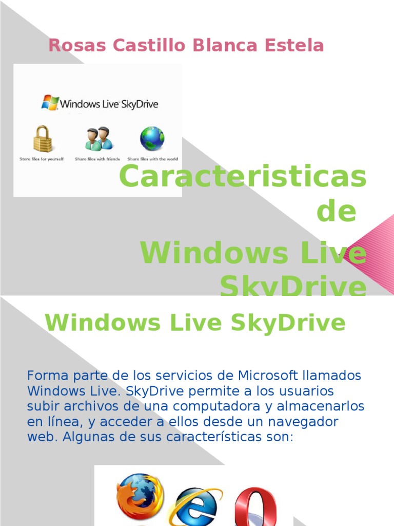 Características de SkyDrive | PDF