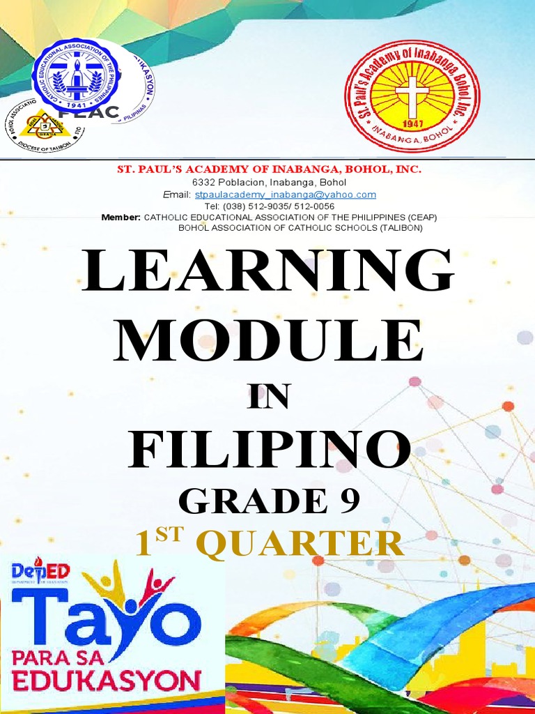LM (Q1) - Filipino 9 | PDF