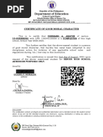 GWA Certificate | PDF | Social Science | Wellness