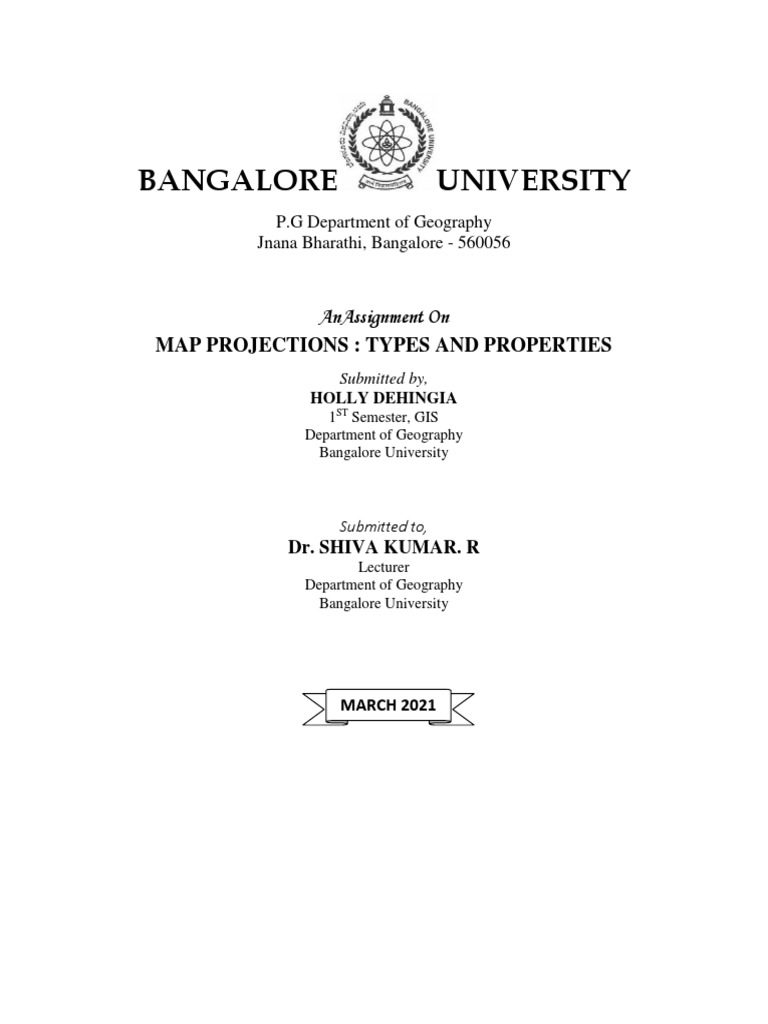Cartography Assignment | PDF | Latitude | Differential Geometry