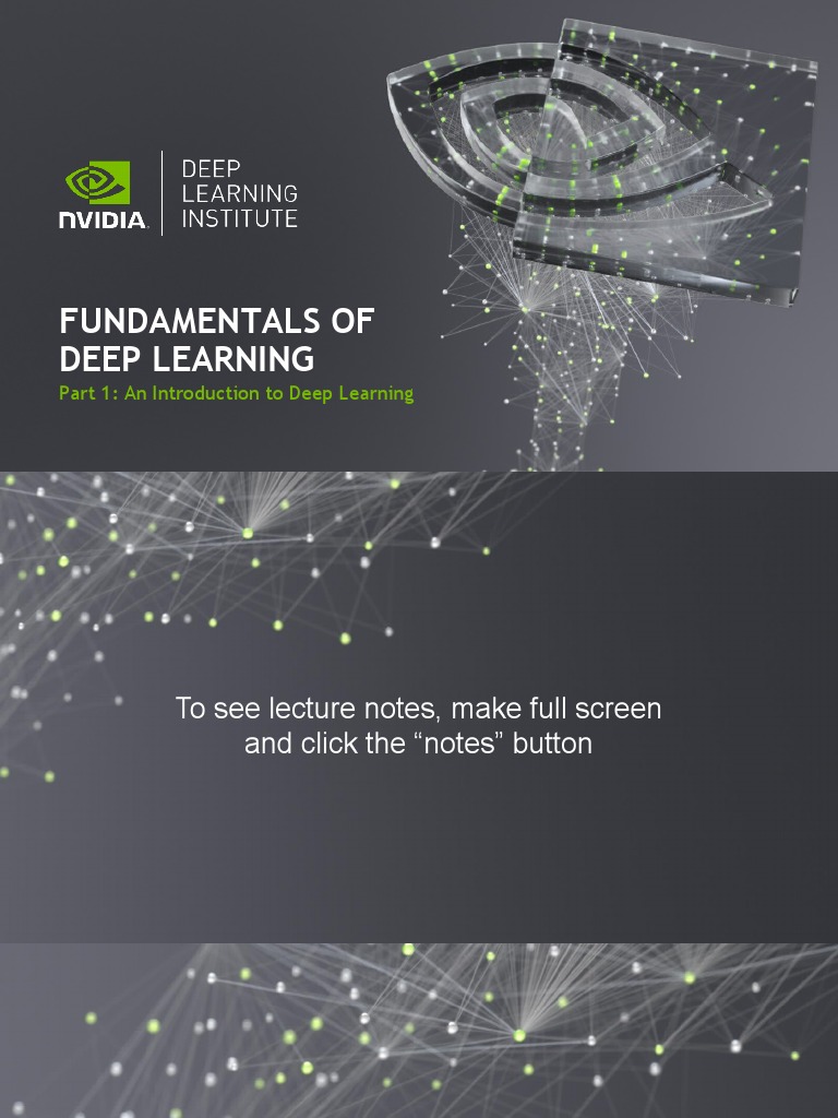 Nvidia Fundamentals of Deep Learning PPT 1 | Download Free PDF | Deep ...