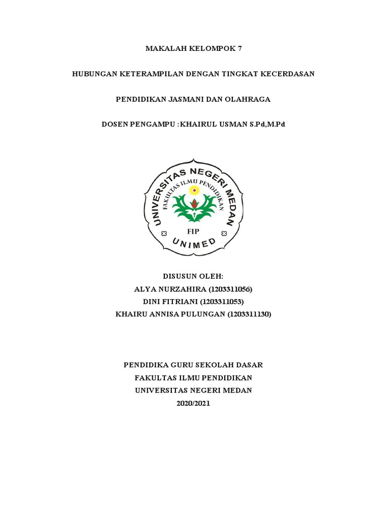 Makalah Penjas-1 | PDF