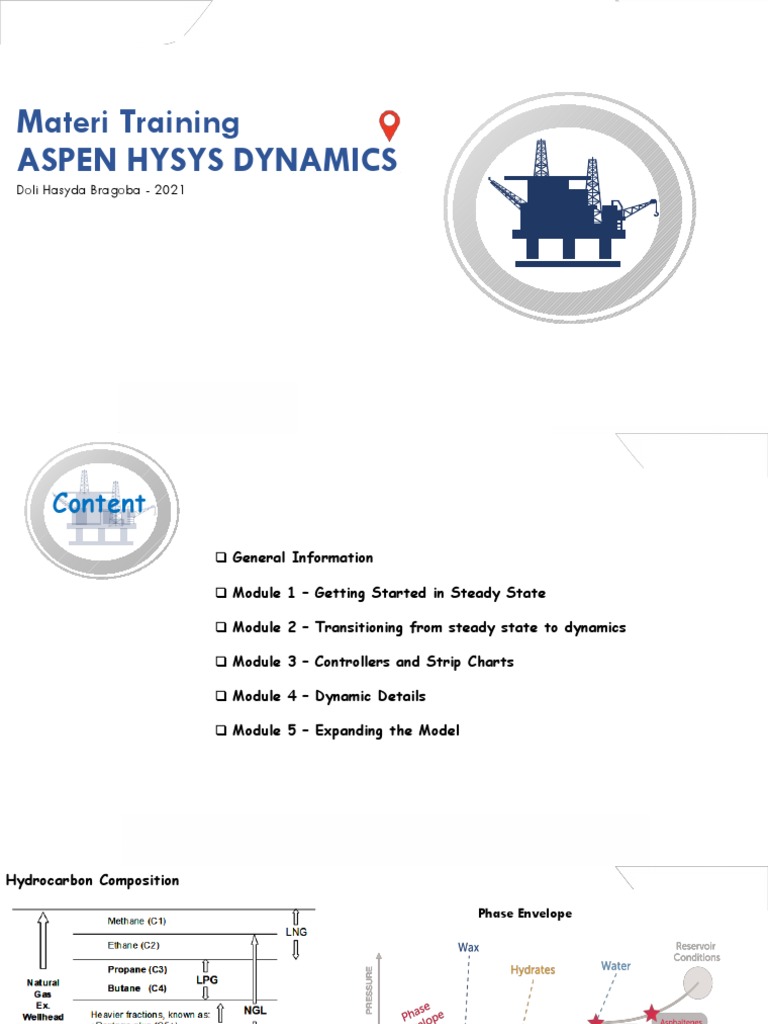 Materi Training Aspen Hysys Dynamics (Kampus) | PDF | Heat Transfer | Fluid Dynamics