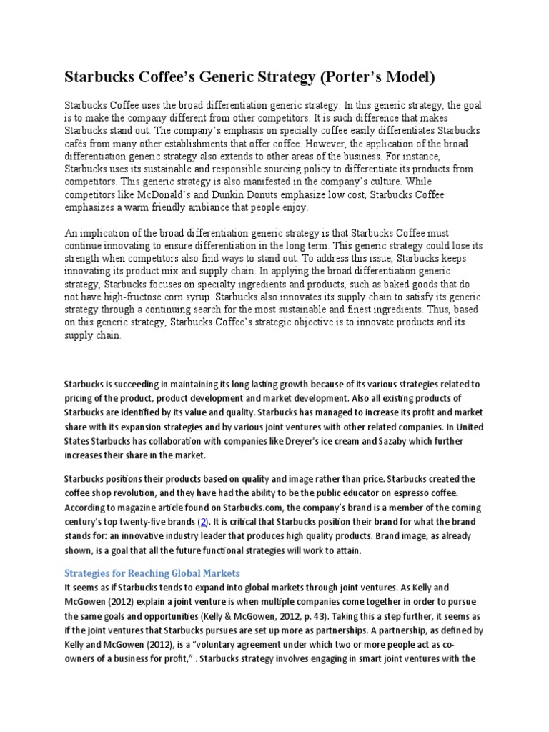 Starbucks Coffee Case Analysis | Download Free PDF | Starbucks | Marketing