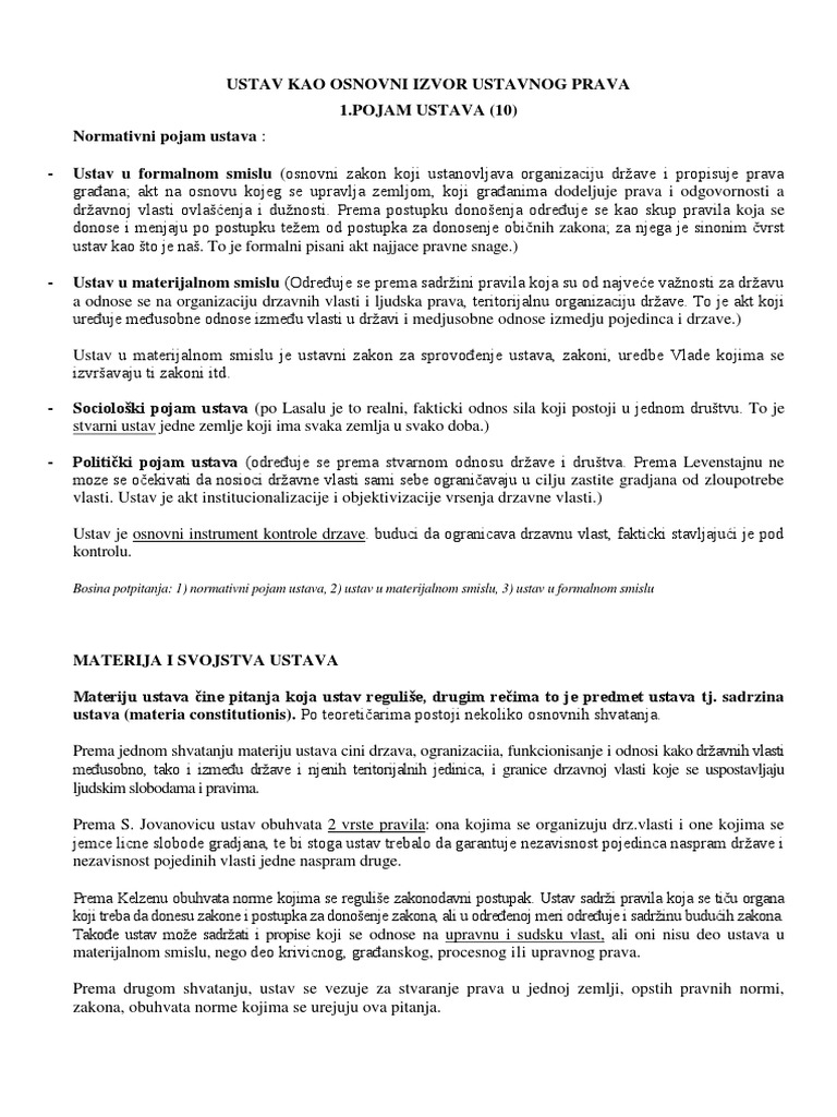 Bosina Skripta | PDF