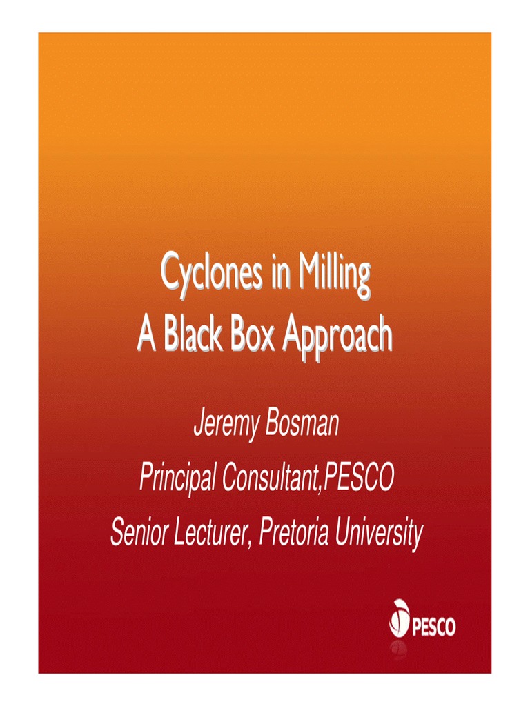 Jeremy Bosman | PDF | Density | Mill (Grinding)