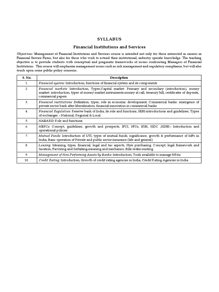Financial Markets and Services Notes | PDF | Securities (Finance) | Stocks