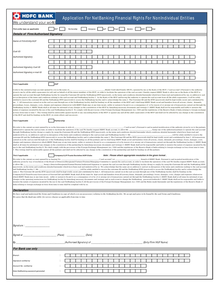 Combined NB Form | Download Free PDF | Banks & Banking | Online Banking