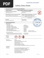 Safety Data Sheet: CIF Disinfectant Floor Cleaner | PDF | Occupational ...