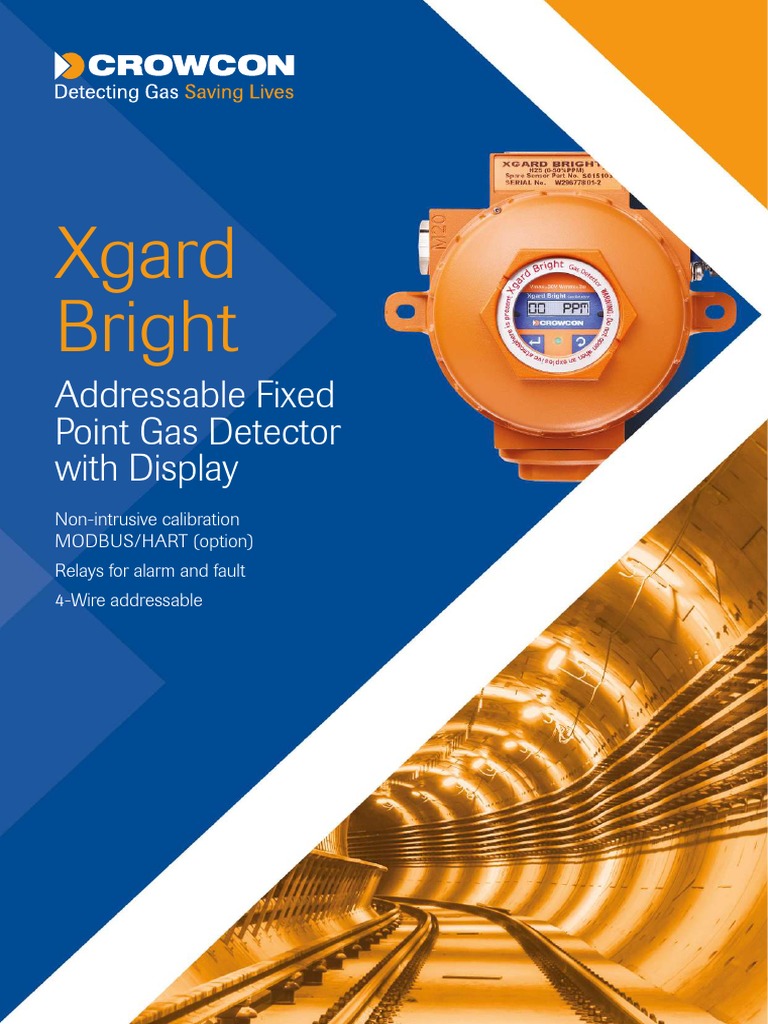 Xgard Bright: Addressable Fixed Point Gas Detector With Display | PDF ...