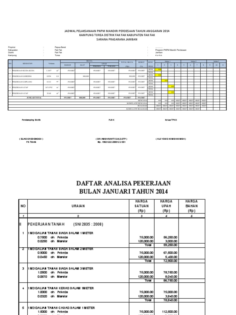 Contoh Form Rab Dan RPD 2017 | PDF