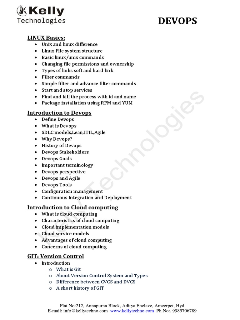 Devops Linux Basics Pdf Systems Engineering Computer Networking
