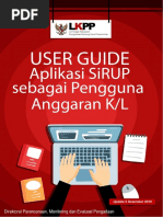 Panduan Input RUP Pada SiRUP | PDF