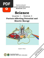 Science 8 PPT W3Q1 | PDF | Potential Energy | Kinetic Energy