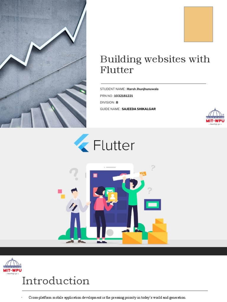 Flutter Seminar Report | PDF | Cross Platform Software | Computing