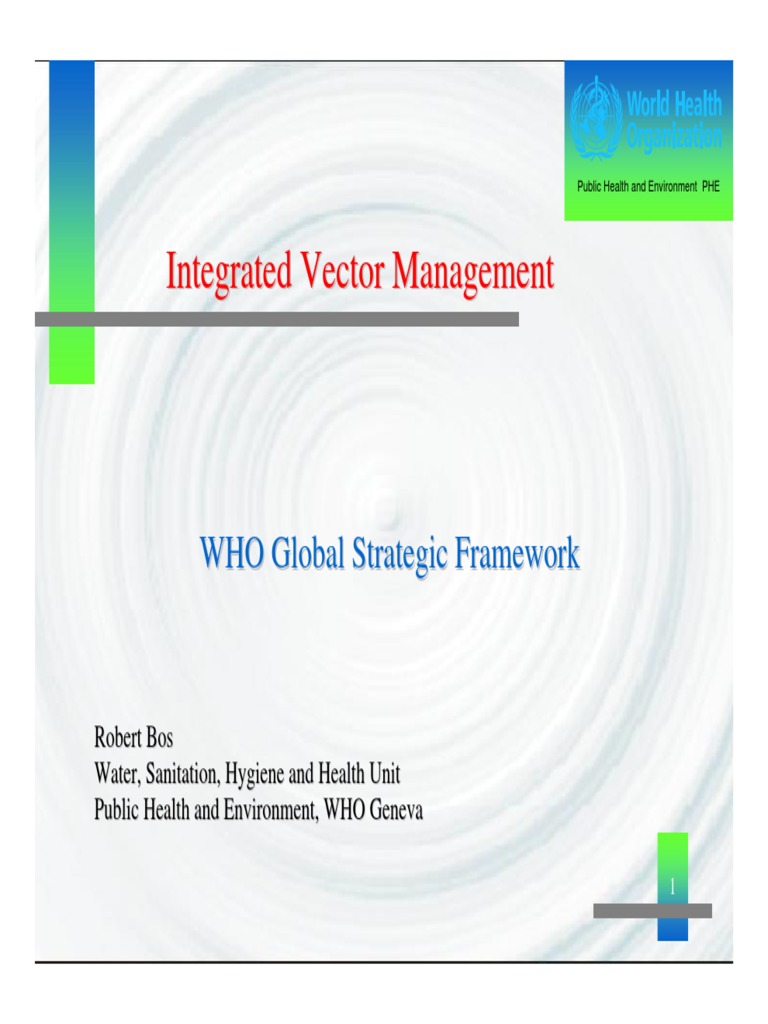 Integrated Vector Management | PDF | Public Health | Ddt