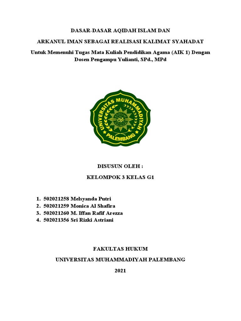 Tugas Kelompok 3 Aik | PDF