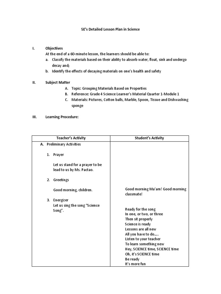 Angco, Joel Pactao, Sharie Mae 2beed-D (5e's Detailed Lesson Plan in ...