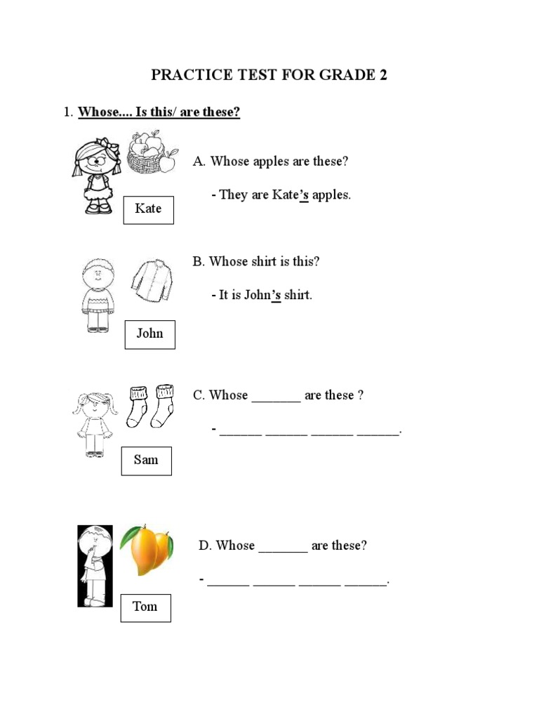 Grade 2 - Term 2 - Final Review 2 | PDF