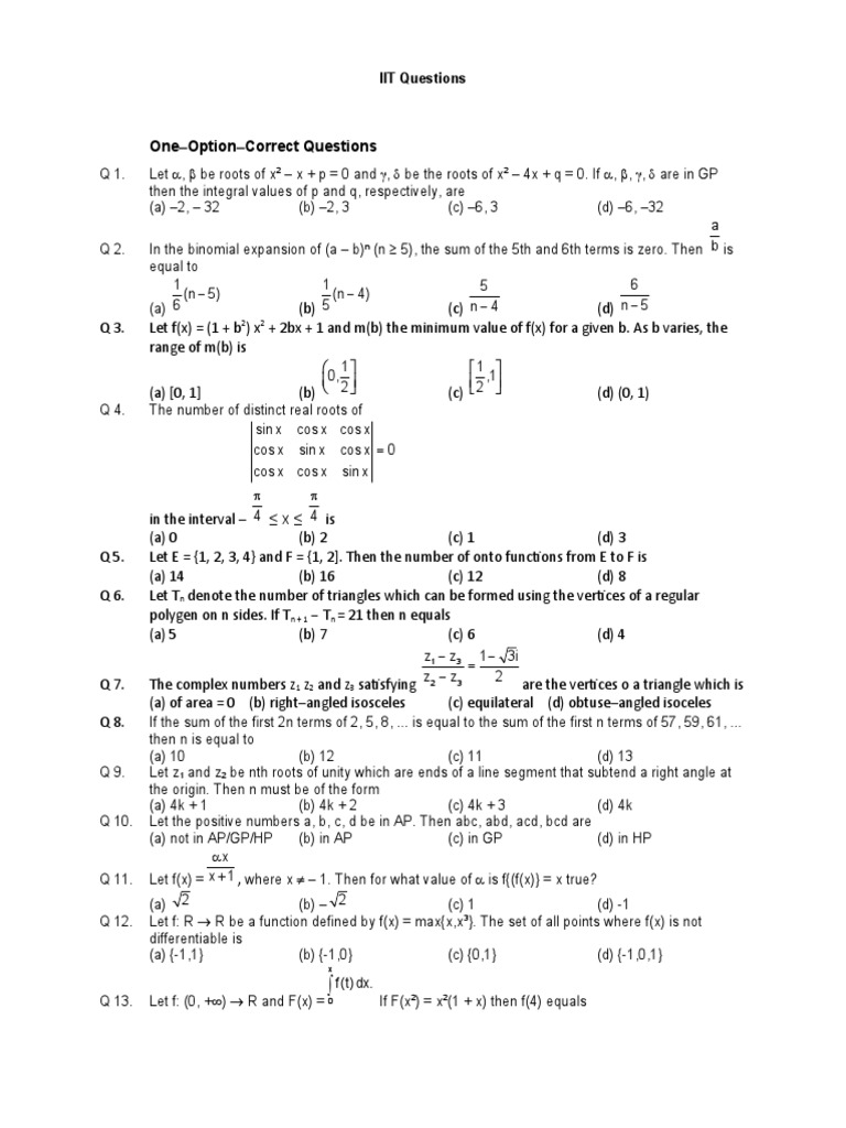 Analysis of Mathematics Questions Regarding Roots of Polynomial ...