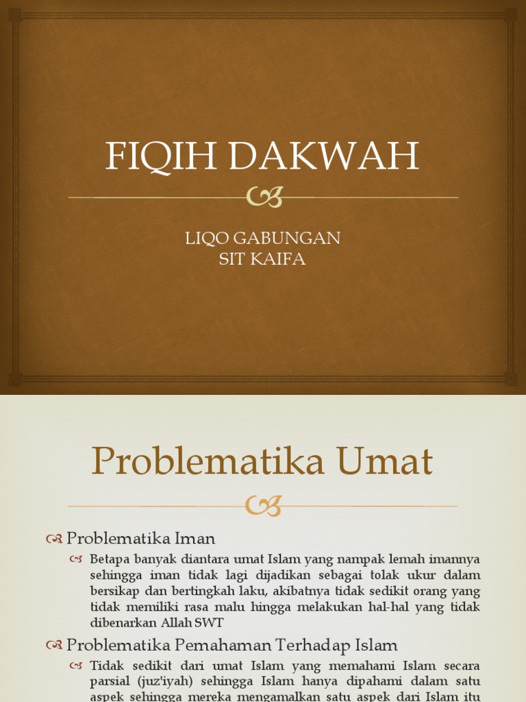 Fiqih Dakwah | PDF