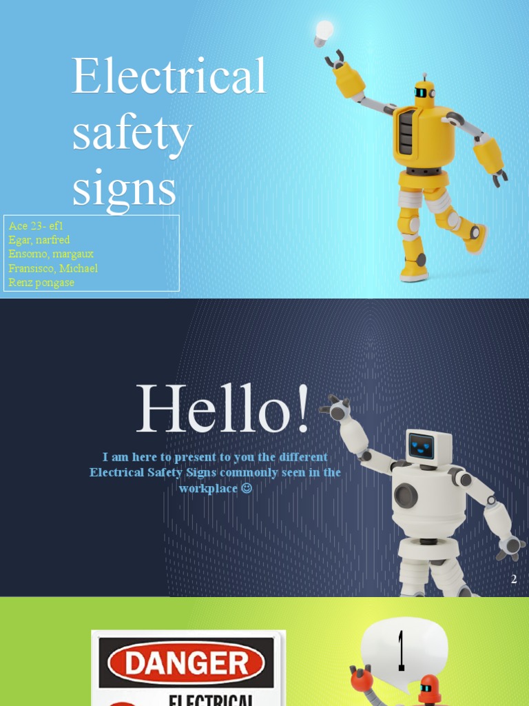 Electrical Safety Sign | PDF | High Voltage | Electrical Engineering