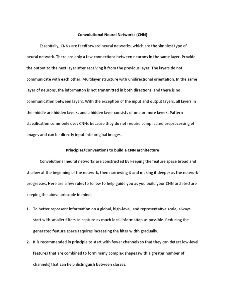 Principles of Convolutional Neural Networks | PDF | Artificial Neural ...