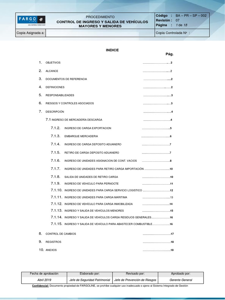 Ba - PR - SP - 002 | PDF | Vigilancia | Correo