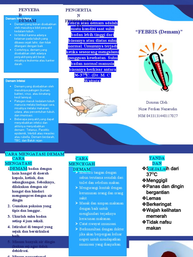 Leaflet Demam | PDF
