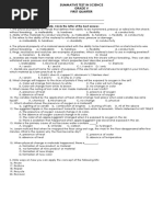 Q2 Science 5 Summative Test | PDF | Fertilisation | Reproduction