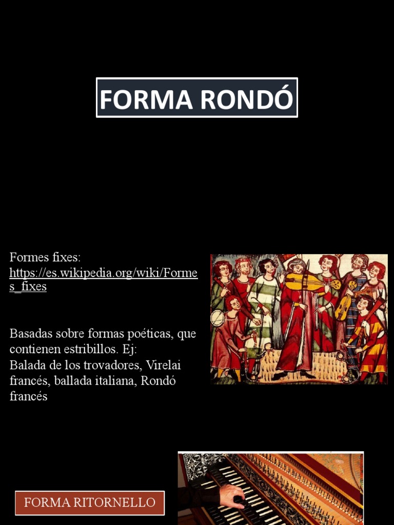 Rondó | PDF | Sonata | Clave