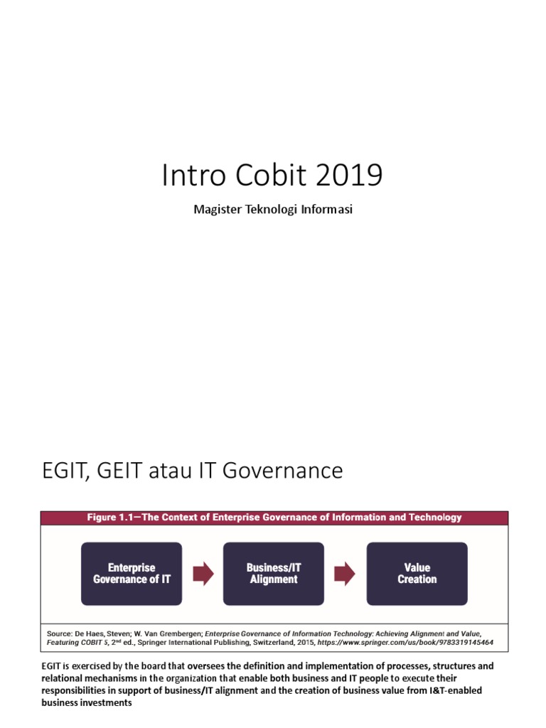 Cobit 2019 | PDF