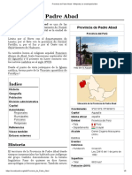 Mapa Político de Ucayali y Distritos | PDF